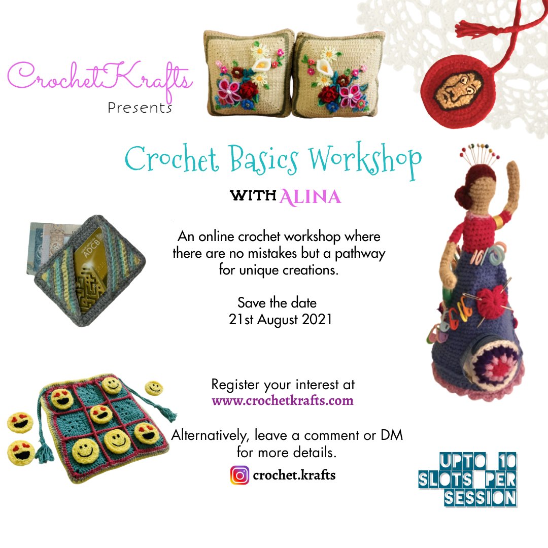 Crochet Basics Workshop Crochet Krafts